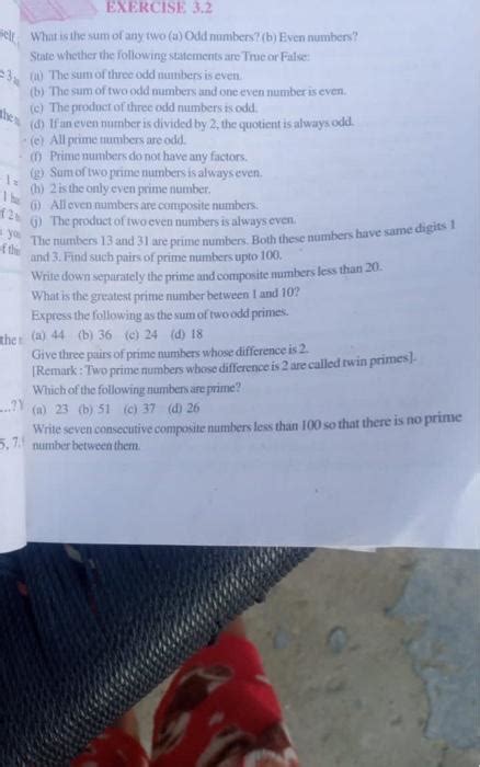 Solved EXERCISE What Is The Sum Of Any Two Odd Chegg Com