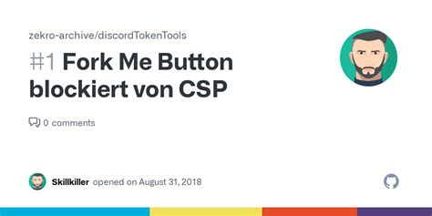 Fork Me Button Blockiert Von Csp · Issue 1 · Zekro Archive