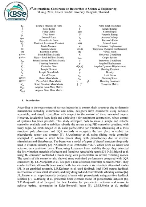 Fuzzy Pid Controller Design For Random Vibration Attenuated Smart