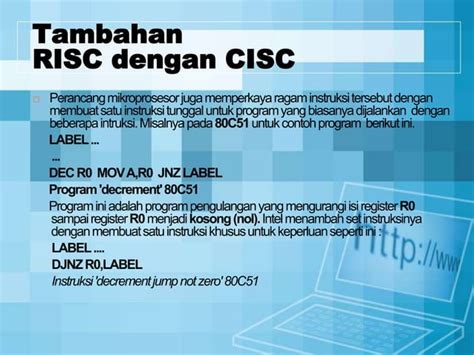 Pemrograman Tingkat Rendah Pertemuan Ke 3 Arsitektur Komputer Mikroprosesor Bahasa Pemrograman