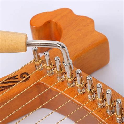 Lyre Harp Tuning Wrench Tuner Lever Classic Lyre Tuner Adjustment Tool