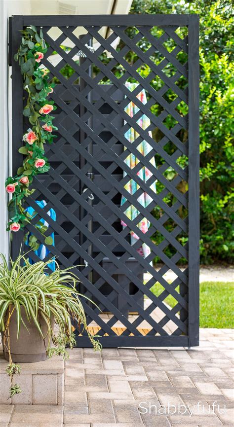 How To Build A Lattice Screen Easy DIY Project Shabbyfufu Com