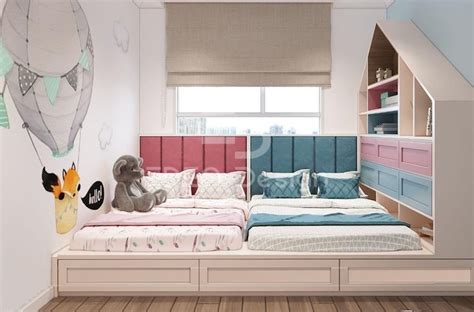 20 Mẫu Thiết Kế Phòng Ngủ đôi Cho Bé Trai Và Bé Gái Cực đẹp