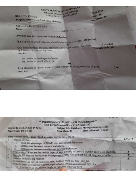 Sem 4 Sessional Cse Pdf