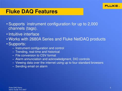Ppt Fluke Daq 40 Visual Demo Guide 2680a Apsw V40 Powerpoint