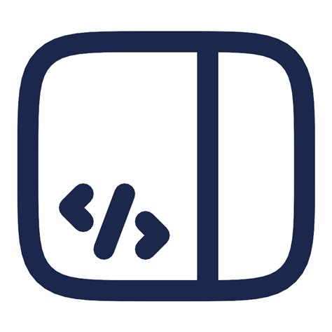 Sidebar Code Vector Svg Icon Svg Repo