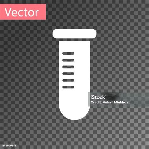 흰색 테스트 튜브 또는 플라스 크화학 실험실 테스트 아이콘 투명 한 배경에 고립 실험실 과학 유리 간판 벡터 일러스트 개발에 대한 스톡 벡터 아트 및 기타 이미지 Istock