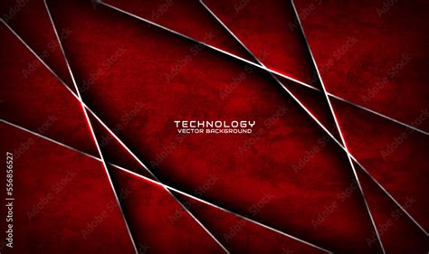 Abstract 3d Background Red