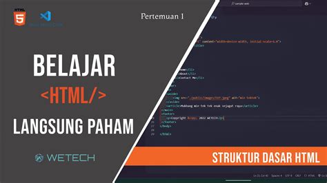Belajar Pemrograman Web Dari 0 Html Css Js Part 1 Youtube