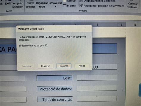 Excel Error Macro Al Generar Pdf