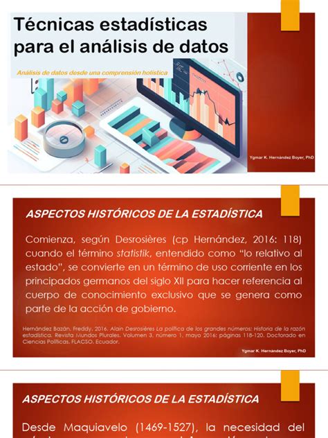 Técnicas Estadísticas Para El Análisis De Datos Pdf Estadísticas
