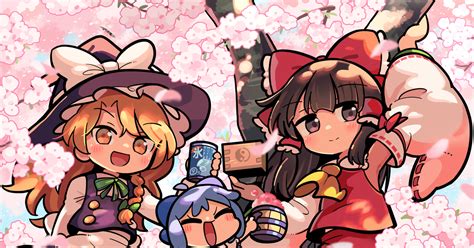 東方 桜前線幻想入り もや造例大祭あ03abのイラスト Pixiv