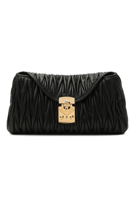 Женский черный клатч Miu Miu купить в интернет магазине ЦУМ арт 5bf113 N88 F0002 Coo узнать о