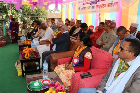 नारायणी सह लगानी खानेपानी संस्थाको ५औं साधारणसभा तथा समुद्रघाटन
