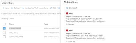 Failed To Created Or Update Credentials Microsoft Purview Microsoft Qanda
