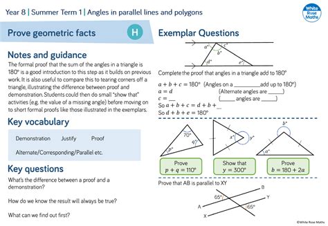 Prove Geometric Facts Questions Maths