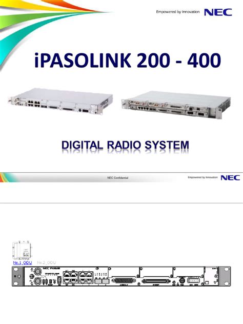 Ipasolink 200 And 400 Presentation V1 Pdf Computer Network Network Protocols