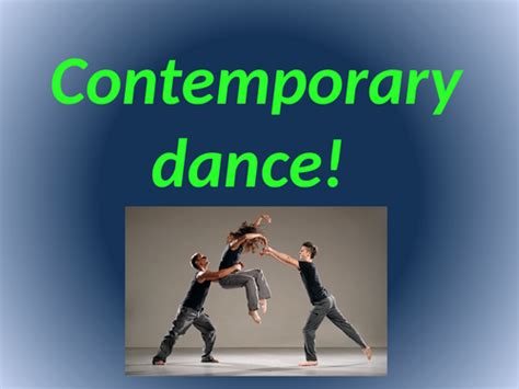 Ks3 Dance Contemporary Performance Sow Teaching Resources