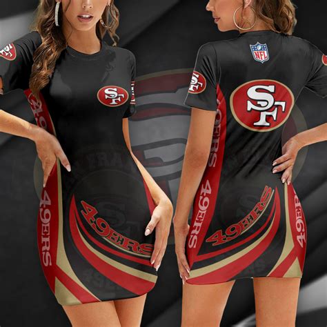 San Francisco 49ers Limited Edition Summer Casual Short Sleeve Bodycon