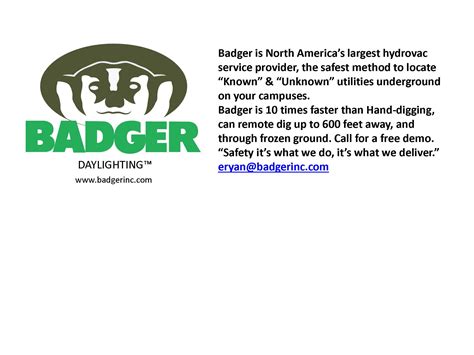 Badger Inc. - New Jersey Chapter of APPA