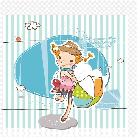 下雨撑伞的女孩矢量png图片素材下载图片编号9303164 Png素材网