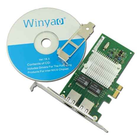 Pcie X1 듀얼 포트 기가비트 이더넷 네트워크 카드 Nh82580db 칩셋 I340t2 Pxe Rosgigabit Ethernet Network Carddual