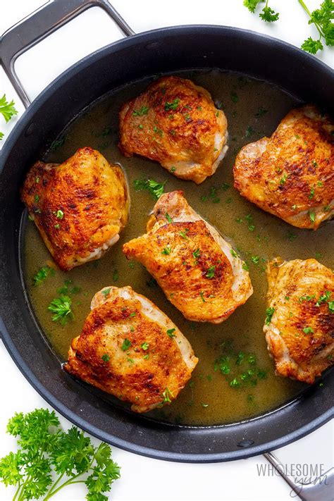Pan Fried Chicken Thighs