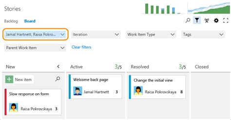 使用面板 Azure Boards Microsoft Learn