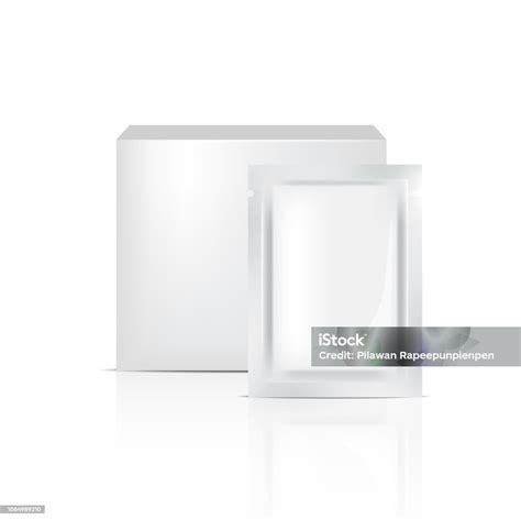 3d 현실 향 주머니와 상자 흰색 절연 배경 일러스트 벡터에 화장품 제품 포장에 대 한 모의 제품용기에 대한 스톡 벡터 아트 및 기타 이미지 Istock