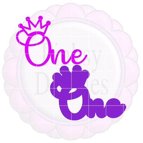 First Birthday Svg Cut File Cricut Maker Cricut Joy One Etsy