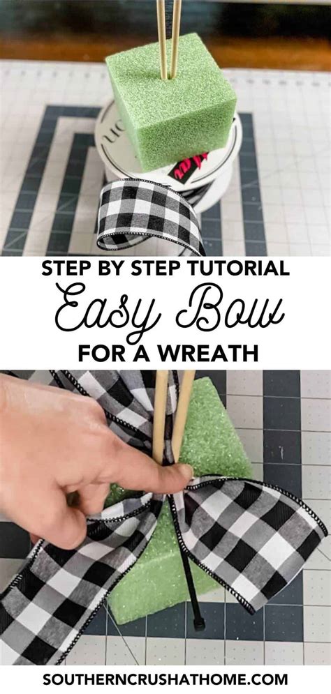 How To Make An Easy Minute Bow For A Wreath