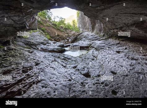 Entrance To Grotte Sarrazine Nans Sous Sainte Anne Doubs France