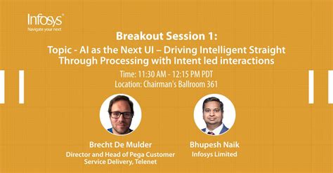 Ai As The Next Ui Infosys And Telenet Infosys Enterprise Application Integration And Services