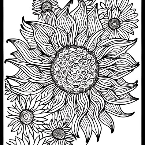 54 Sunflower Coloring Pages Free Pdf Printables Vrogue Co
