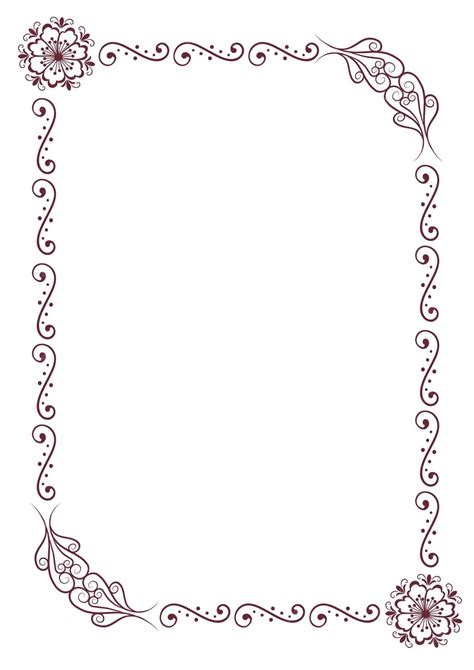 Premium Vector Border Or Frame Curve Ornament For Certificate Etc