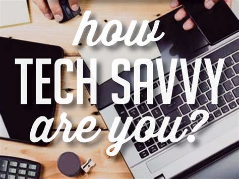 How Tech Savvy Are You • Quiz Cow