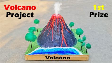 Volcano Project Science Exhibition Working Model Easy Science Project For School Go It