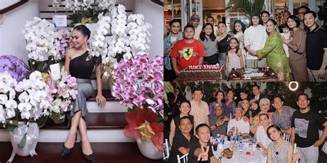 10 Potret Yuni Shara Ulang Tahun Ke 51 Dirayakan Oleh Keluarga Dan