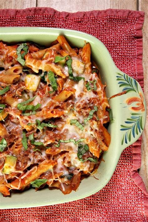 Cheesy Beef And Pasta Casserole Recipe Girl