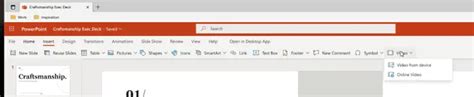 PowerPoint Web Users Can Now Insert Videos From Their Computers