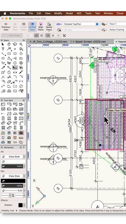 Make Your Classes Visible With This Tool Vectorworks Jonathanpickup Youtube