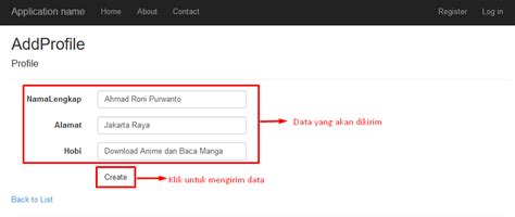 Kode Dot Net ASP NET MVC 5 Part 05 Membuat Formulir