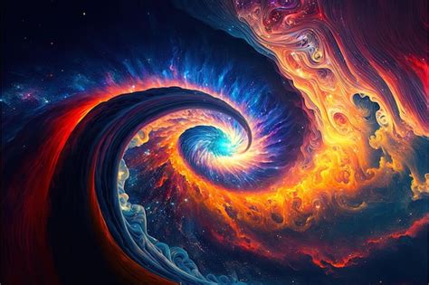 Premium Photo Space Nebula Panorama Equirectangular Projection