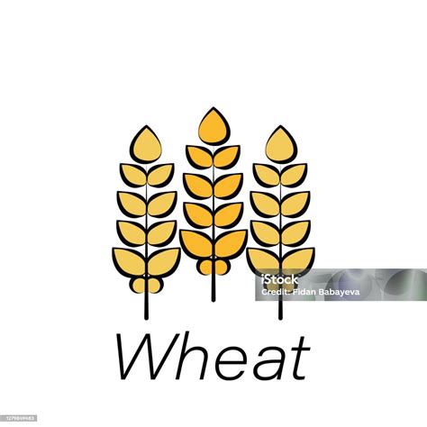 小麥手畫圖示農業插圖圖示的元素標誌和符號可用於 Web徽標行動應用程式uiux向量圖形及更多健康飲食圖片 健康飲食 品質管理 商品