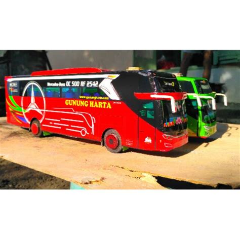 Jual Papercraft Bus Gunung Harta Shopee Indonesia