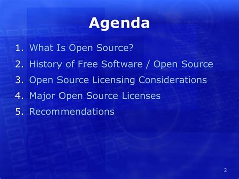 Open Source Licensing Ppt