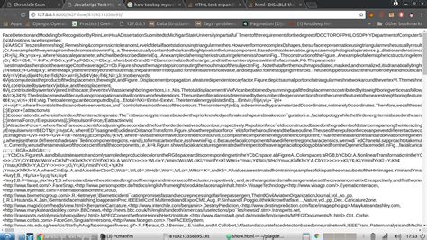 Javascript Html Text Expanding All The Way To Right Stack Overflow