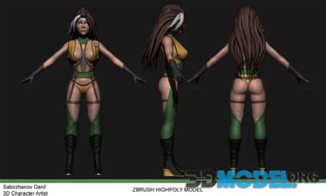 3d Model Rouge Ninja Pbr