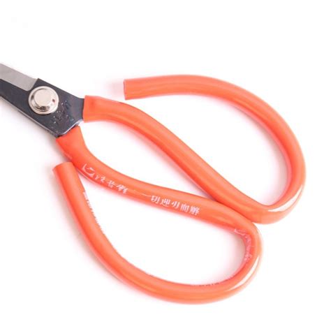 汪吾铨剪刀4803民用剪刀套管法兰剪刀3 家用剪工业用剪红把剪刀 阿里巴巴