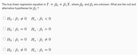 Solved The True Linear Regression Equation Is Y Po PIX Chegg